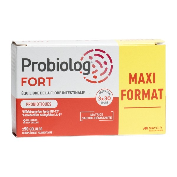 Probiolog Fort gélules - Flore intestinale - Probiotiques