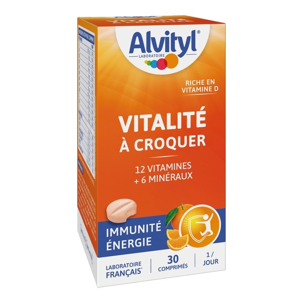 Alvityl Vitalité orange à croquer - Energie et immunité