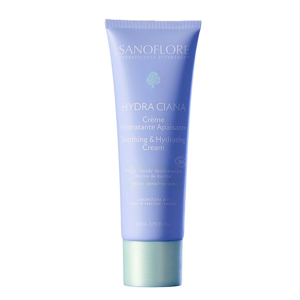 Sanoflore Hydra Ciana Crème Hydratante Apaisante bio - Peaux réactives