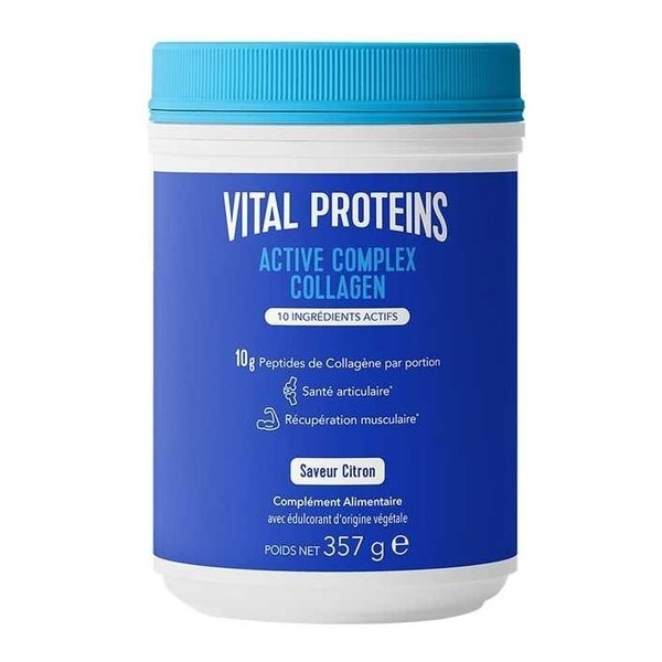 Vital Proteins Active Complex Collagen poudre citron - Articulations