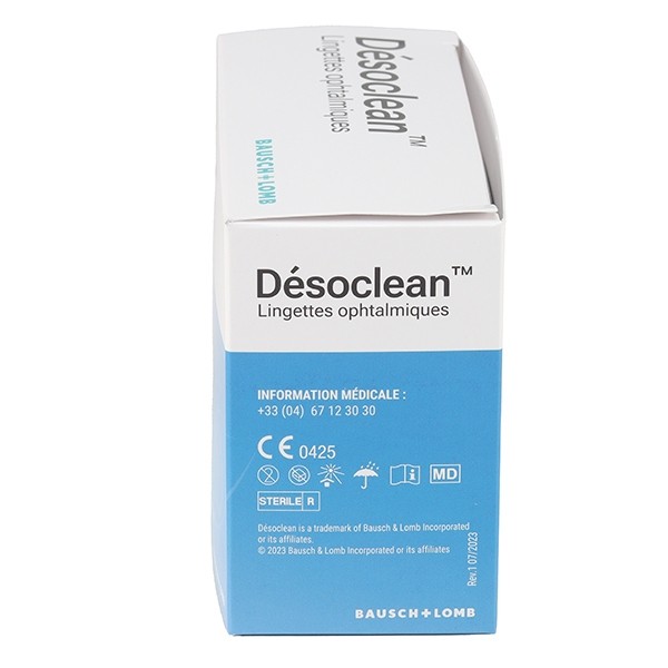 Désoclean lingettes ophtalmiques - Traitement paupières - Sécrétions