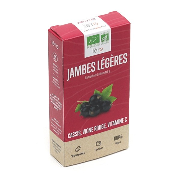 Léro Jambes légères comprimés pour la circulation sanguine Bio