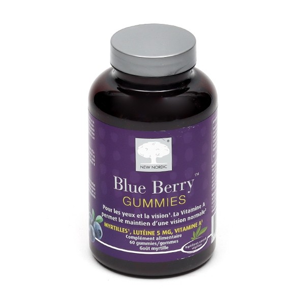 Blue Berry gummies - Complément alimentaire pour les yeux et la vision