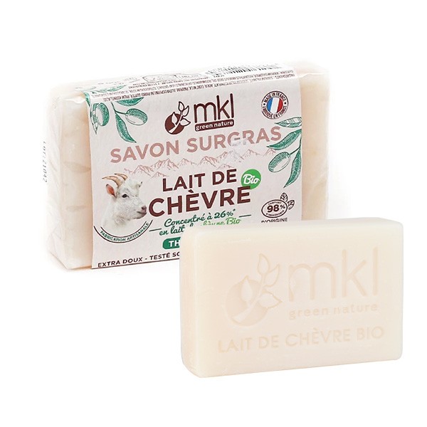 MKL Savon végétal Lait de chèvre bio Thé sencha - Peaux grasses