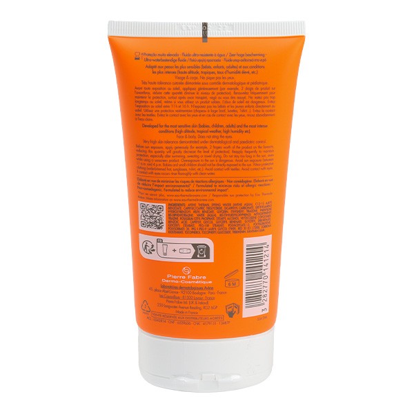 Avène Intense Protect fluide solaire SPF 50+ - Résiste à l'eau, peau sensible