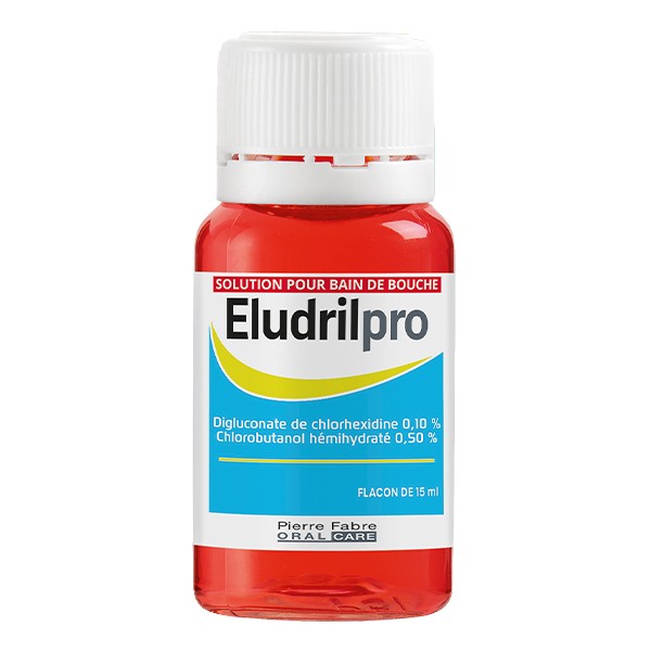 Eludril Pro bain de bouche antiseptique - Gingivite, abcès, extraction
