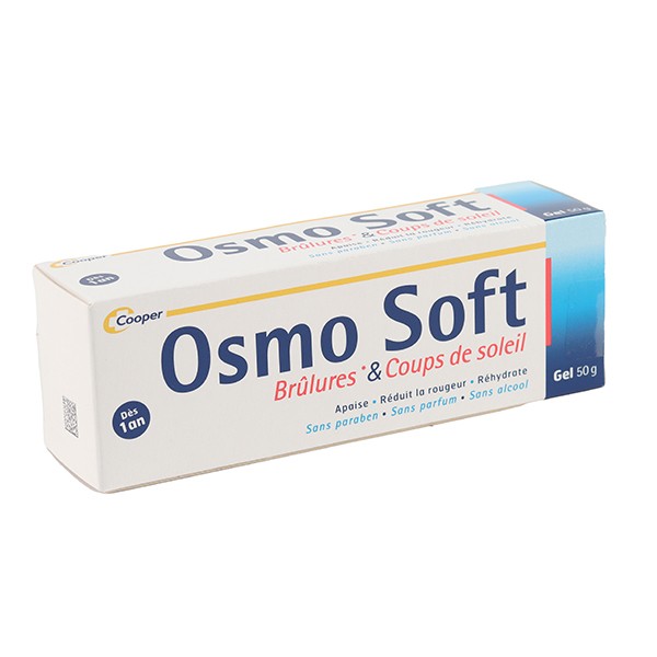 Osmo Soft gel apaisant - Brûlures et coup de soleil - Cicatrisant