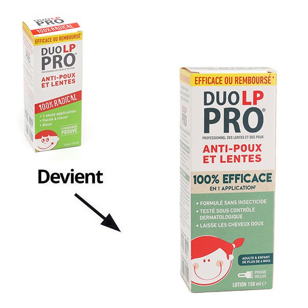 Lotion anti poux Duo LP Pro - Traitement cheveux et cuir chevelu