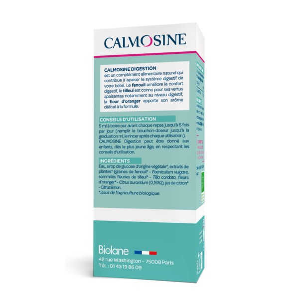 Calmosine Digestion bébé Bio - Coliques du nourrisson - Plantes