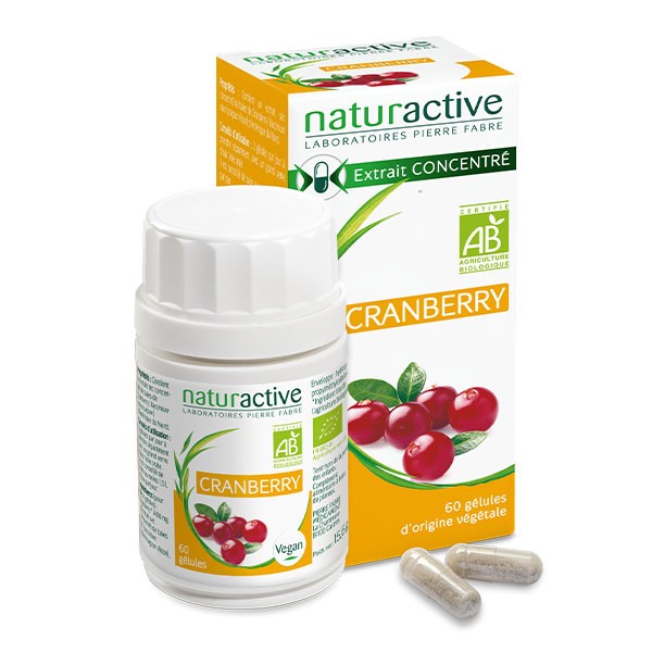 Naturactive cranberry gélules - Confort urinaire - Cystite