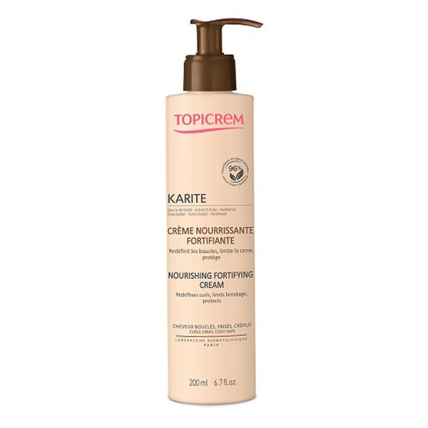 Topicrem Karité Crème nourrissante fortifiante - Cheveux bouclés et frisés