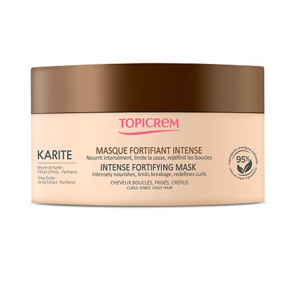 Topicrem Karité masque fortifiant intense - Cheveux bouclés, crépus
