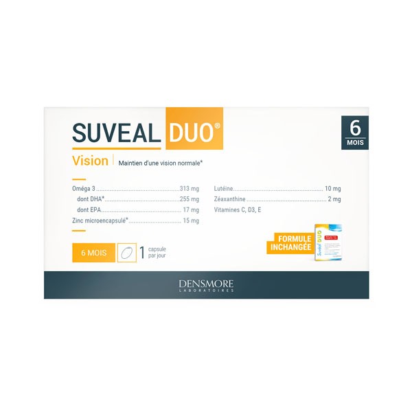 Suvéal DUO capsules vision normale - Trouble de la vision - DMLA