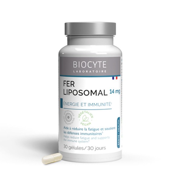 Biocyte Fer liposomal gélules - Fatigue et système immunitaire