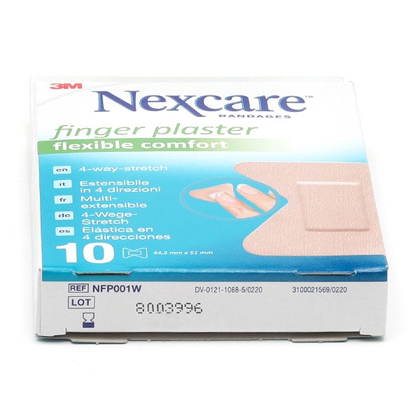 Nexcare finger plasters Pansements plaies au bout des doigts