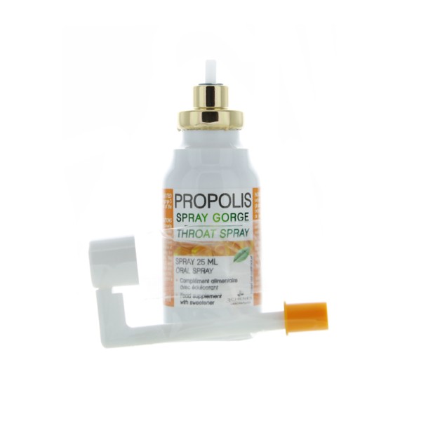 Propolis Spray gorge Les 3 Chênes 25 ml - Angine et laryngite