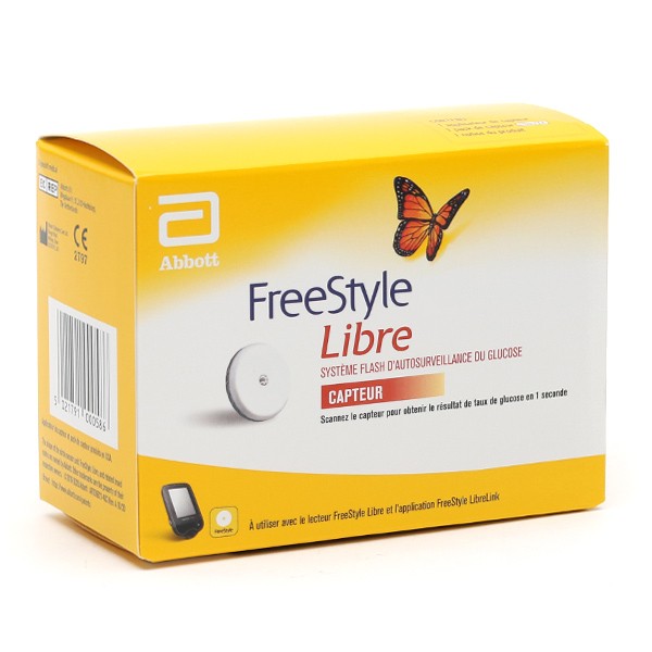 Freestyle Libre capteur de glycémie - Sans piqûre - Diabète