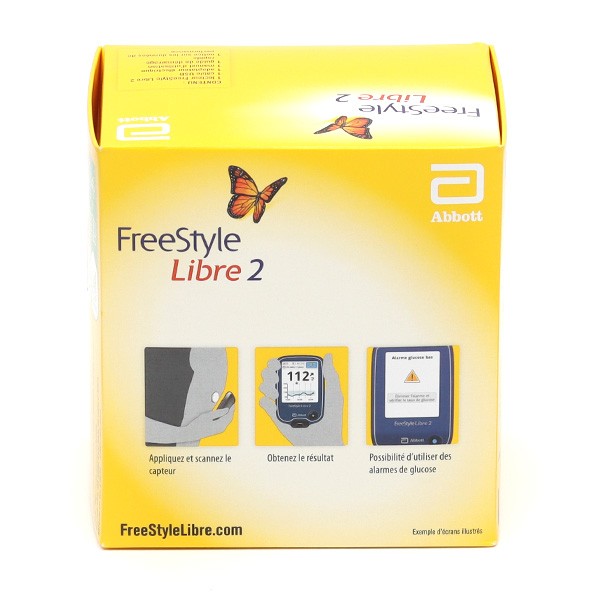 Freestyle Libre 2 Lecteur de glycémie - Mesure diabète sans piqûre