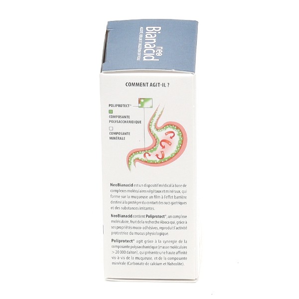 Aboca NeoBianacid Acidité et reflux comprimés bio - Gastrite, RGO