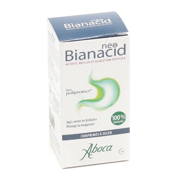 Aboca NeoBianacid Acidité et reflux comprimés bio - Gastrite, RGO