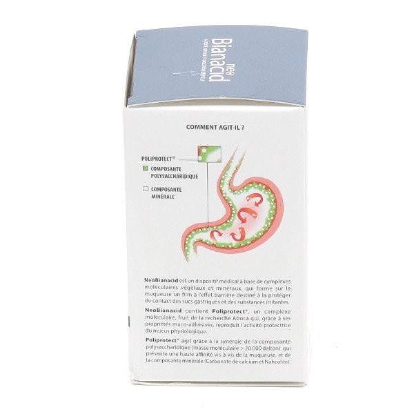 Aboca NeoBianacid Acidité et reflux comprimés bio - Gastrite, RGO