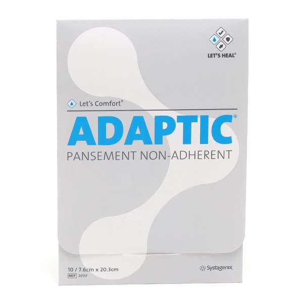 Adaptic Pansement gras non adhérent à base de vaseline - Plaie, brulures