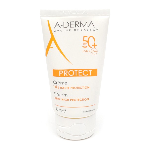 A Derma Protect crème solaire SPF 50+ waterproof pour peaux sèches