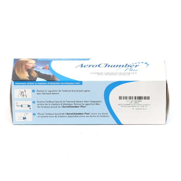 Chambre d'inhalation Aerochamber Plus - Matériel médical