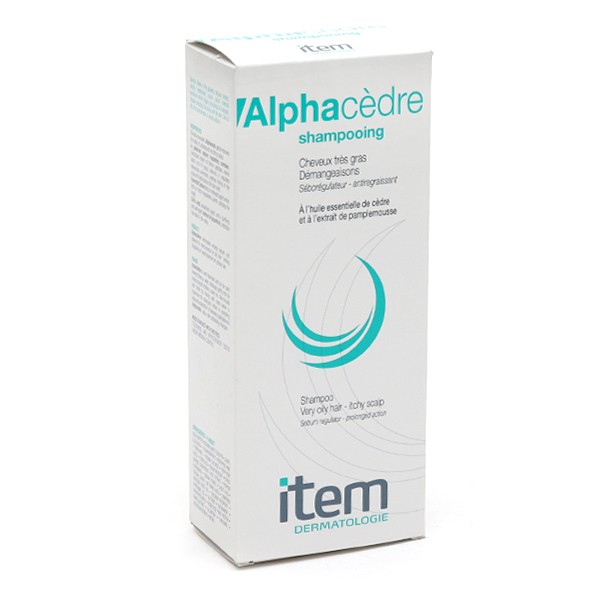 Item Alphacèdre shampooing cheveux très gras, démangeaisons 200 ml