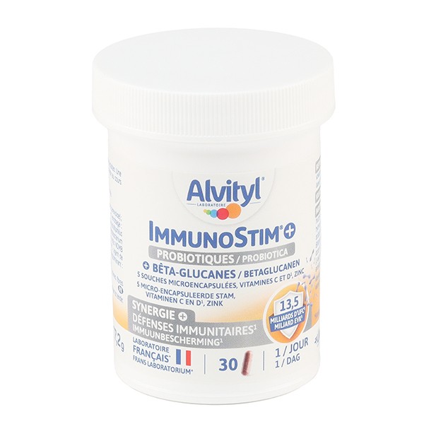 Alvityl Immunostim+ Probiotiques gélules - Défenses immunitaires