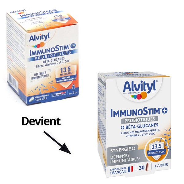 Alvityl Immunostim+ Probiotiques gélules - Défenses immunitaires