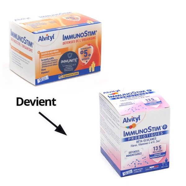 Immunostim+ probiotiques Sticks - Défense de l'organisme