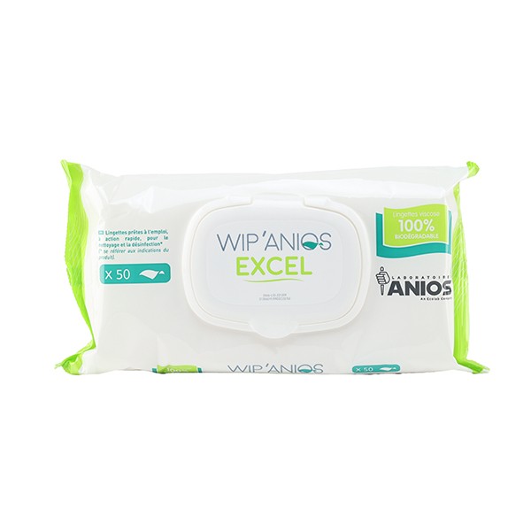 Wip Anios lingettes désinfectantes - Décontamination surfaces