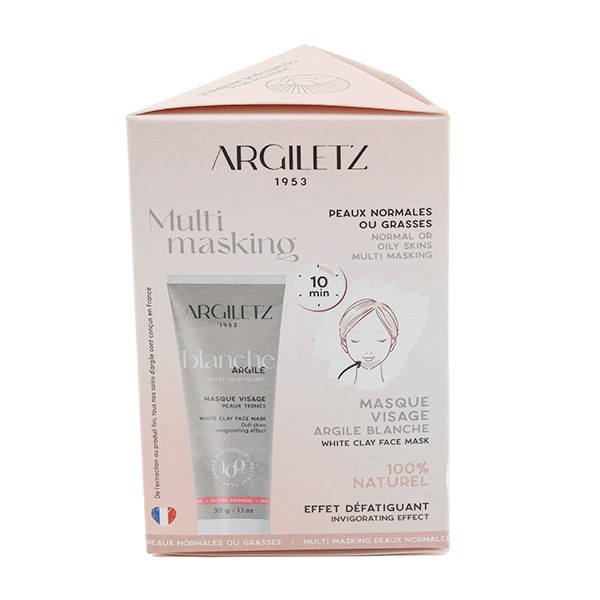 Argiletz Coffret Trio Masques Argile Peaux grasses - Multimasking