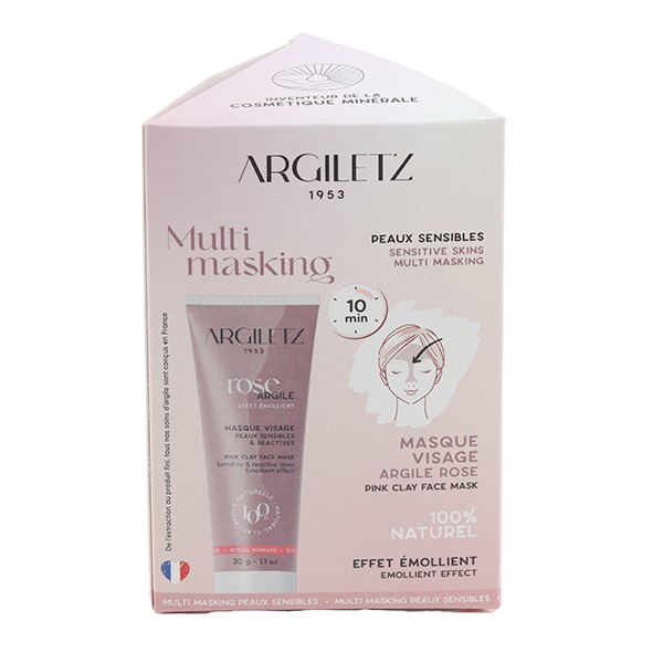 Argiletz Coffret Trio Masques à l'argile pour Peaux Sensibles ...
