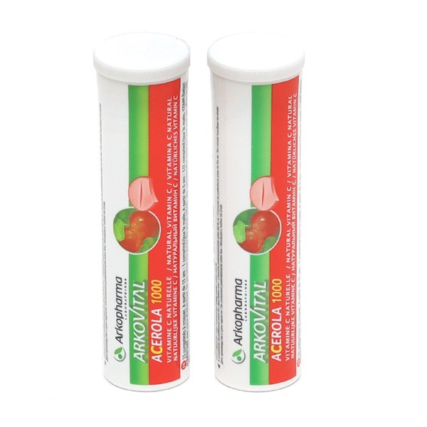 Azinc Acérola 1000 comprimés à croquer - Vitamine C végétale