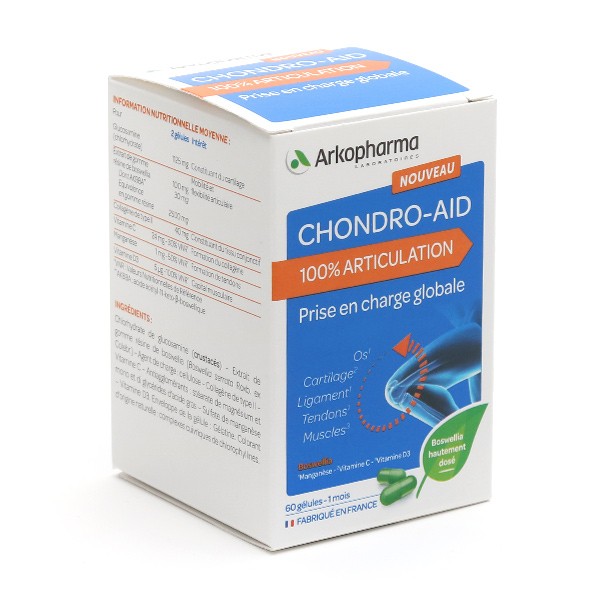 Chondro Aid 100 % articulations gélules - Glucosamine - Arthrose