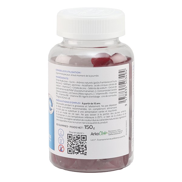 Forcapil Croissance gommes - Cheveux et ongles - Force, vitalité