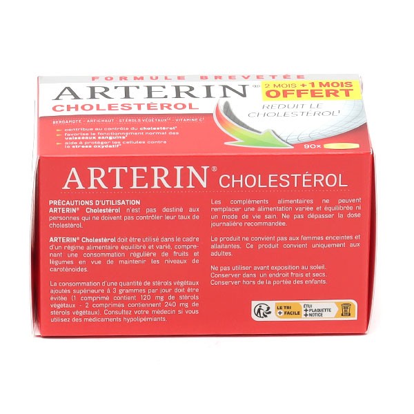 Arterin cholestérol comprimés - Complément alimentaire