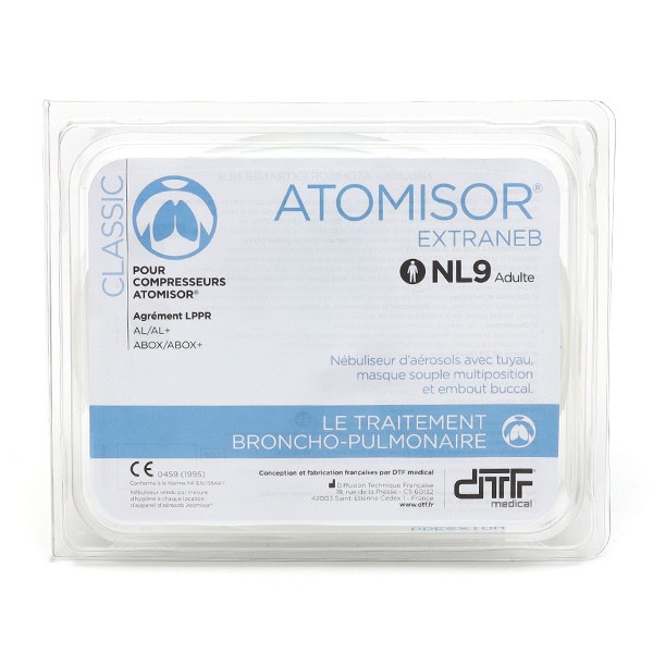 Masque aérosol Atomisor NL9 adulte – Nébuliseur pour les poumons