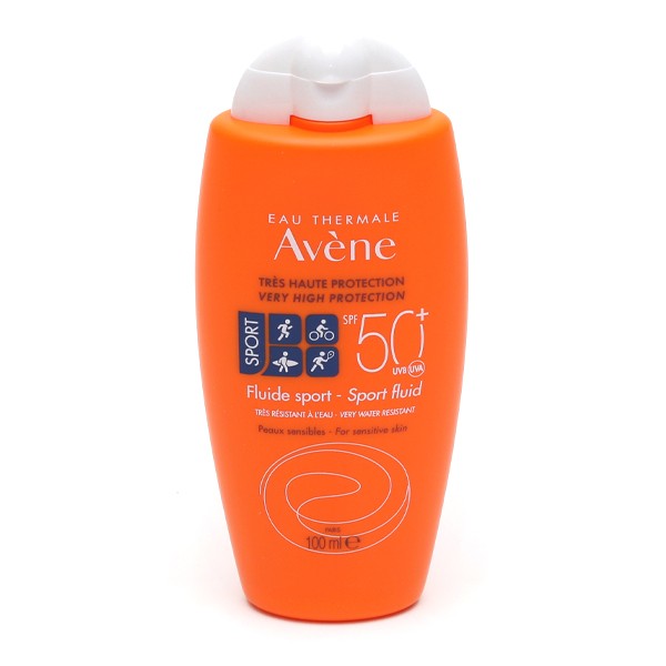 Avène Fluide Sport SPF 50+ Trés haute protection solaire - Résiste à l'eau