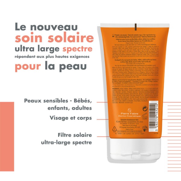 Avène Intense Protect fluide solaire SPF 50+ - Résiste à l'eau, peau sensible