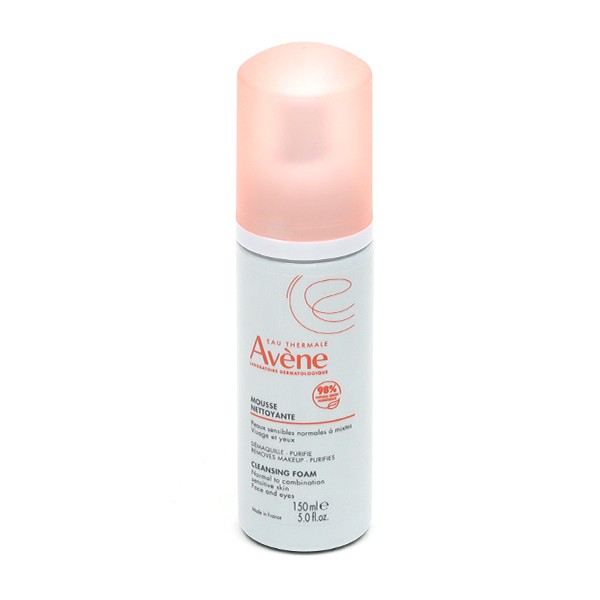 Avène Mousse nettoyante Peau sensible - Visage et Yeux