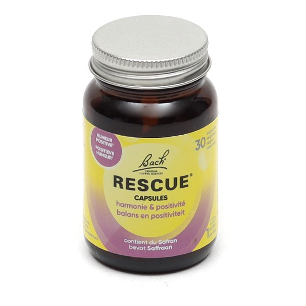 Fleurs de Bach Rescue Capsules Harmonie et Positivité | Humeur positive