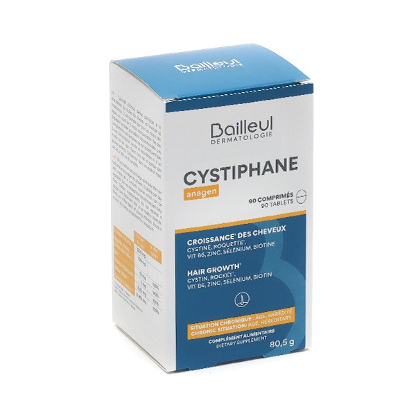 Cystiphane Anagen comprimés - Chute de cheveux chronique - Croissance