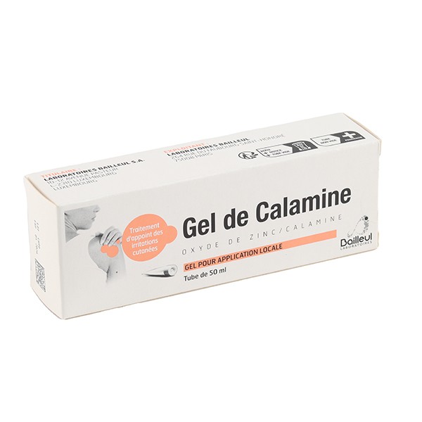 Gel de Calamine - Irritations, Eczema, Démangeaisons - Oxyde de zinc