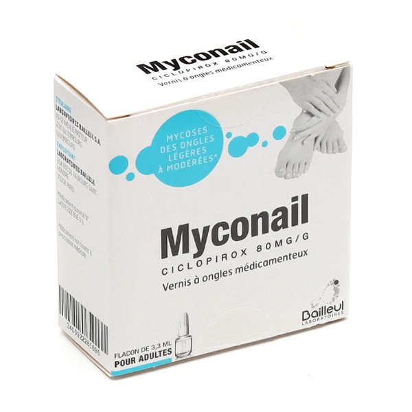 Myconail vernis antifongique - Traitement de la mycose de l'ongle