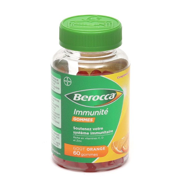 Berocca Immunité gummies - Système immunitaire - Zinc et vitamines