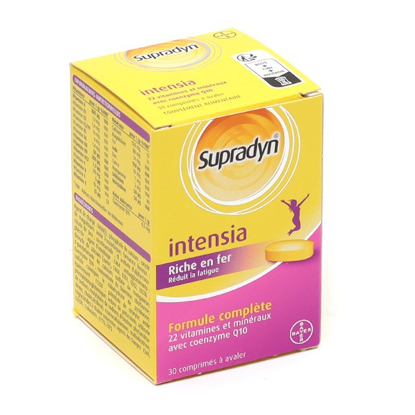 Supradyn intensia comprimés - Vitamines et fer - Lutter contre la Fatigue