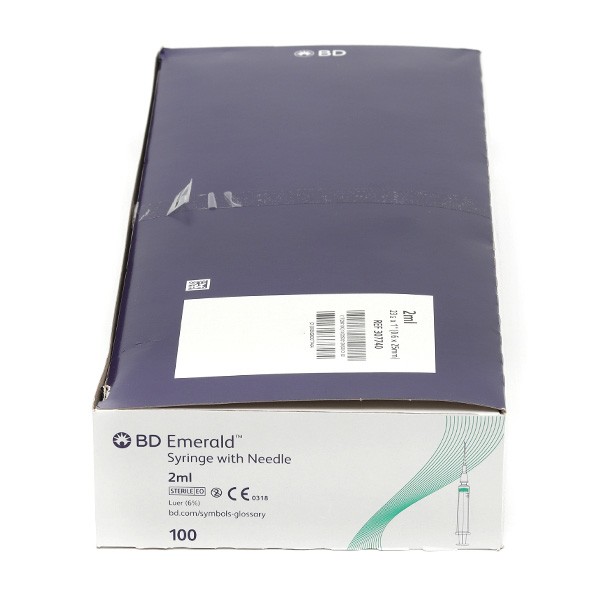 BD Emerald Seringues 3 pièces avec aiguille - Injection et prélèvement